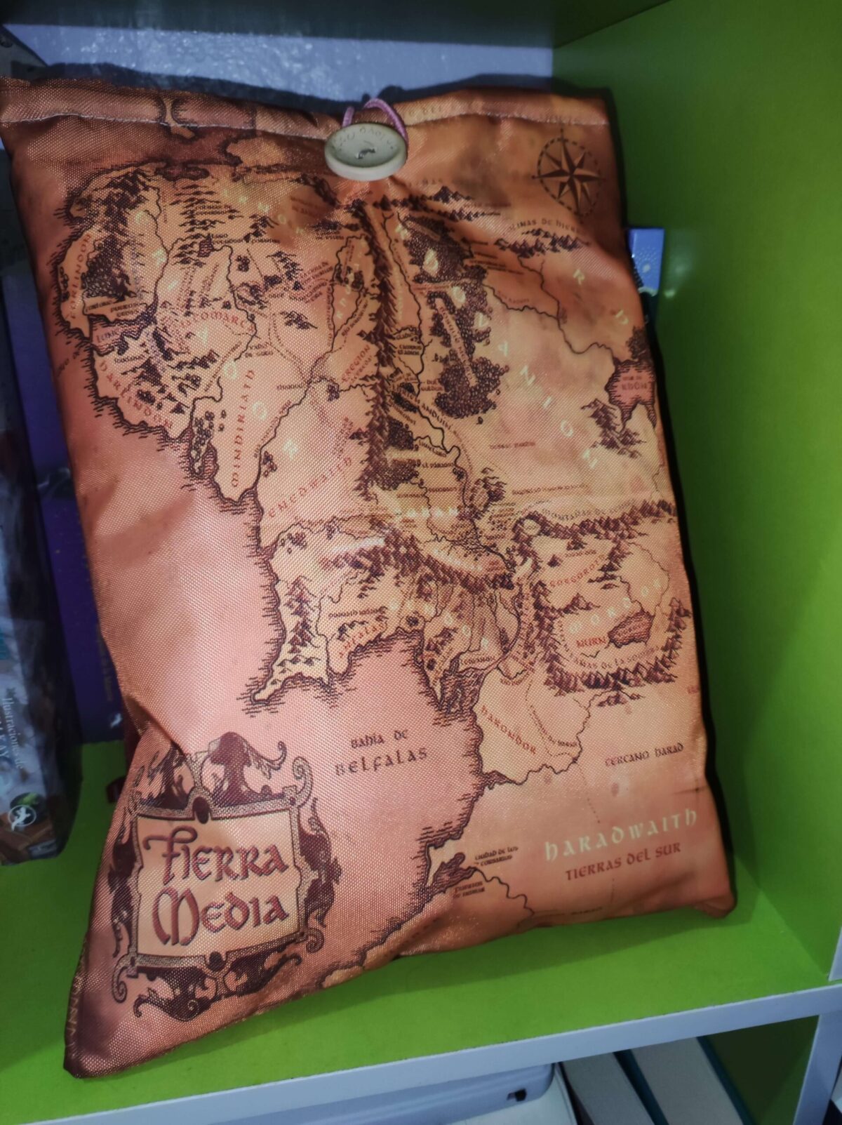 Funda mapa de la Tierra media – La locomotora azul